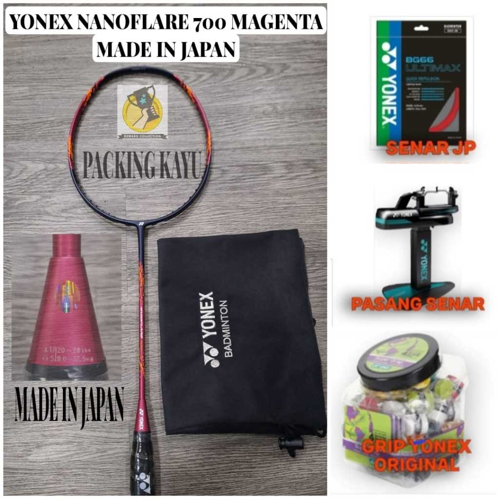 Jual New Raket Badminton Original Yonex Nanoflare 700 Magenta Made In Japan | Shopee Indonesia