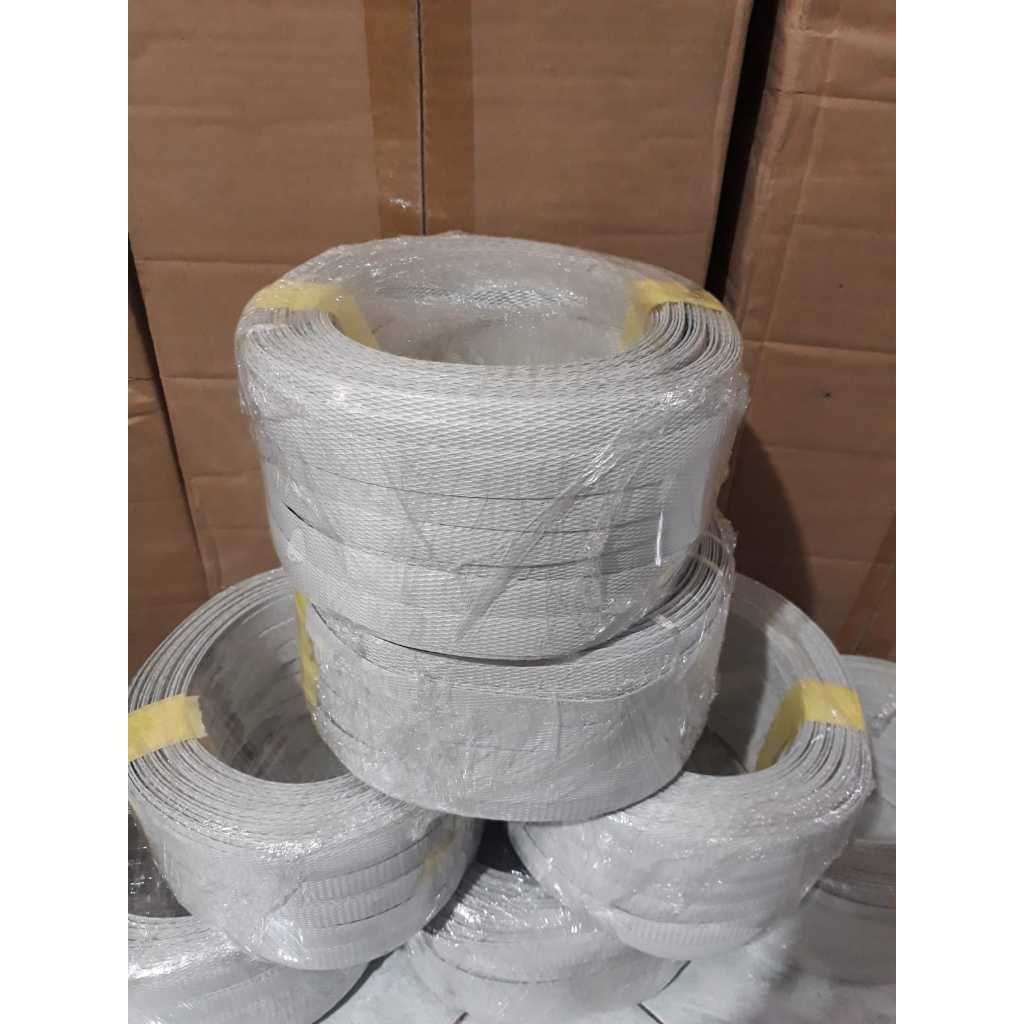 Jual tali plastik strapping band / tali packing 15mm tali strapping 5/8 ...