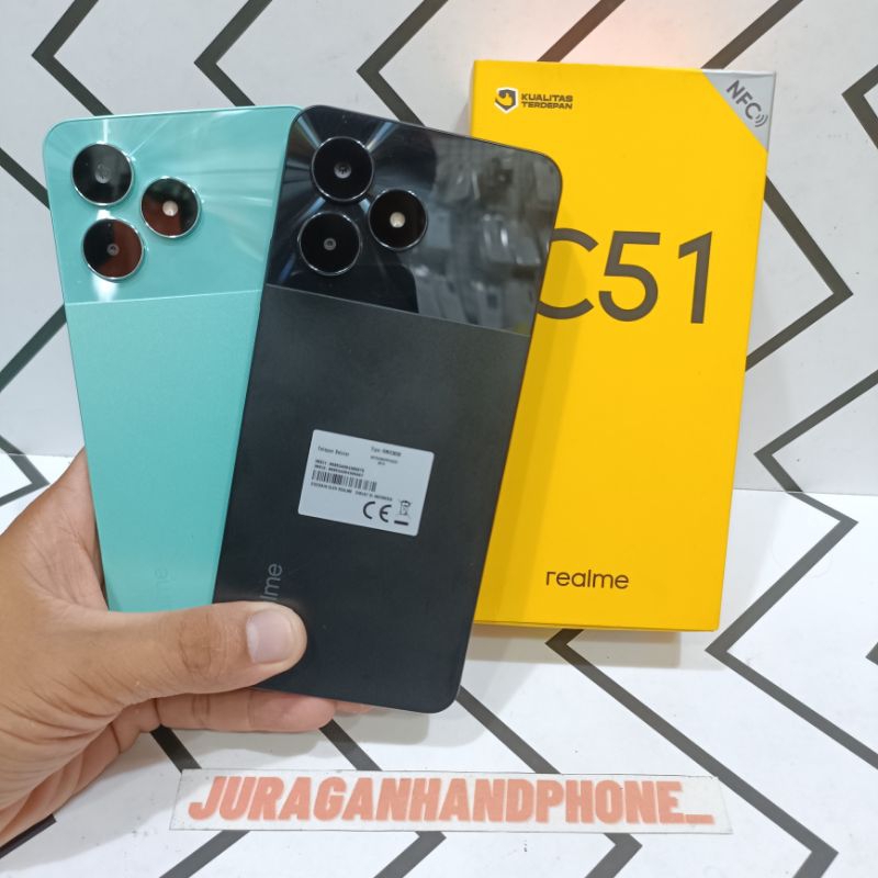 Jual Realme C51 Ram 4/128GB + 4/64GB Hp Second Seken Bekas Fullset ...