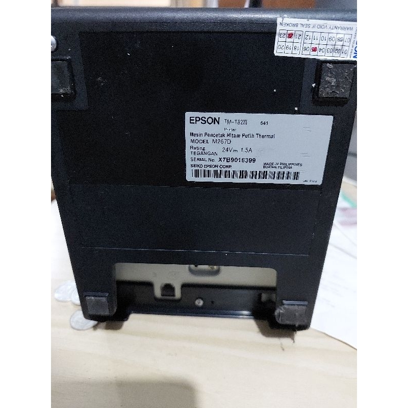 Jual Printer Epson TM-T82 III usbThermal Printer second bekas normal ...