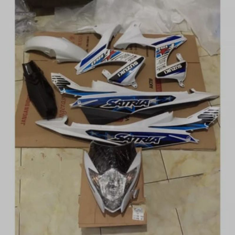 Jual cover full body halus Suzuki satria fu facelift varian warna ...