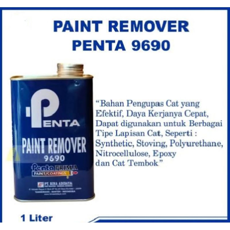 Jual Cairan Perontok Cat Penta Paint Remover Pengupas Cat Kayu Besi ...