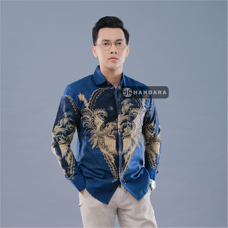 Jual Handara Batik Premium Pria Lengan Panjang Slim Fit Furing ...
