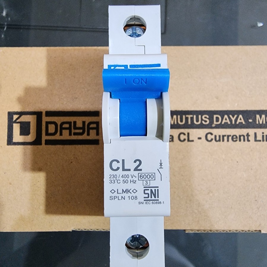 Jual MCB 1 Phase merk DAYA dan Elektro Milik PLN Asli original 2a 4a 6a ...