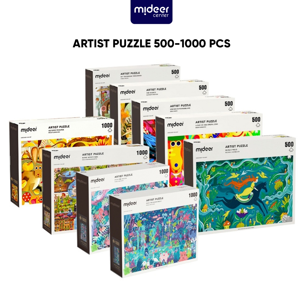 Jual Mideer Artist Puzzle 500-1000 Pieces Mainan Edukasi Edukatif Anak ...