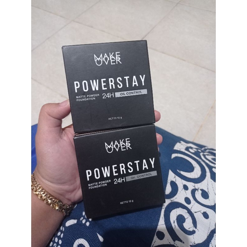 Jual MAKEOVER POWERSTAY 24H MATTE POWDER FOUNDATION - BEDAK PADAT ...