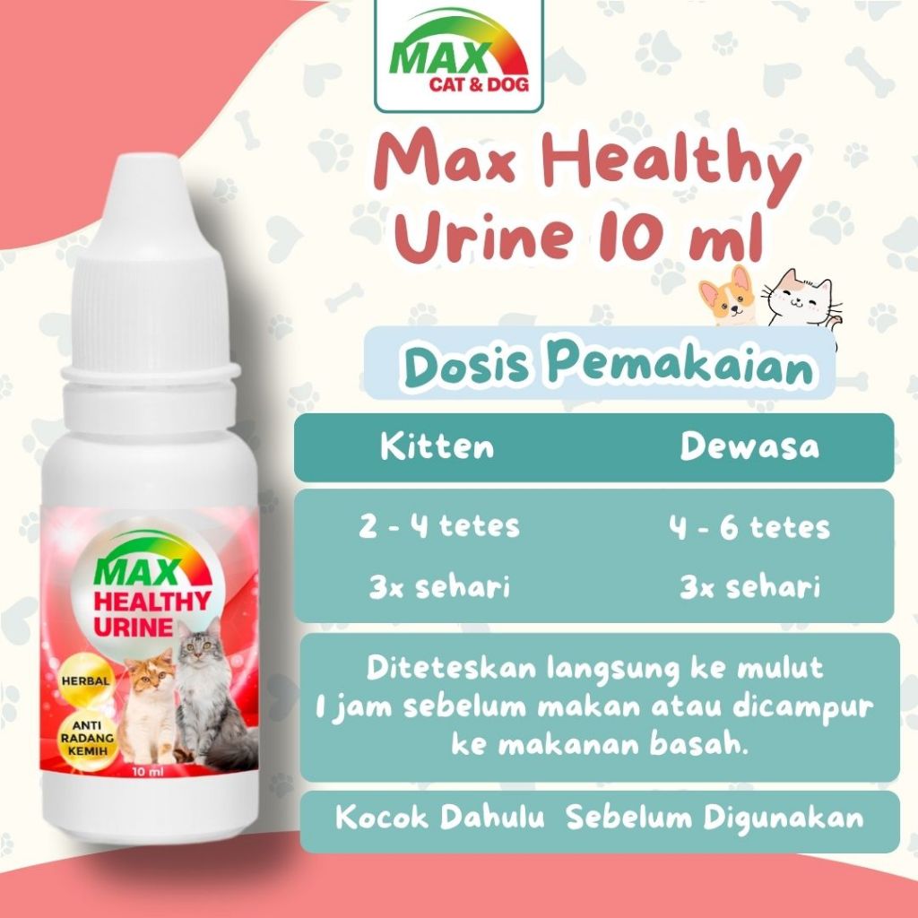 Jual Max Healthy Urine | Obat Anti Peradangan Untuk Kucing & Anjing ...