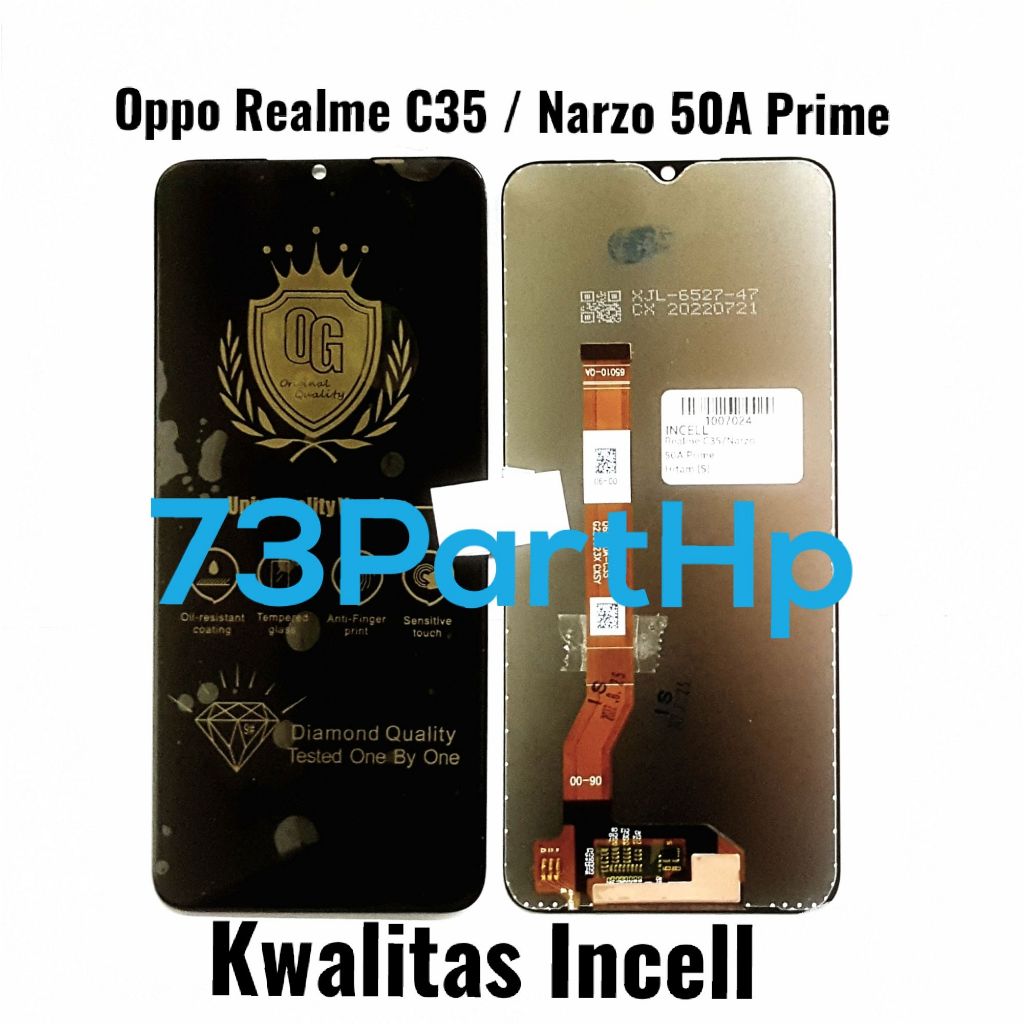 Jual LCD Touchscreen Fullset Realme C35 / Narzo 50A Prime / RMX3511 ...
