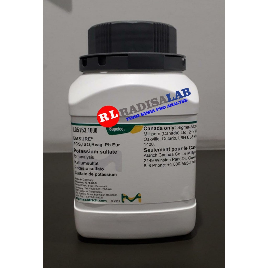 Jual KALIUM SULFATE - POTASSIUM SULFATE ( K2SO4 ) 1 Kg - MERCK 1.05153. ...