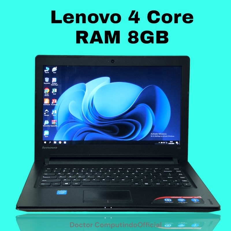 Jual Laptop LENOVO IDEAPAD Bodi Slim SSD Ngebut Normal jaya | Shopee ...