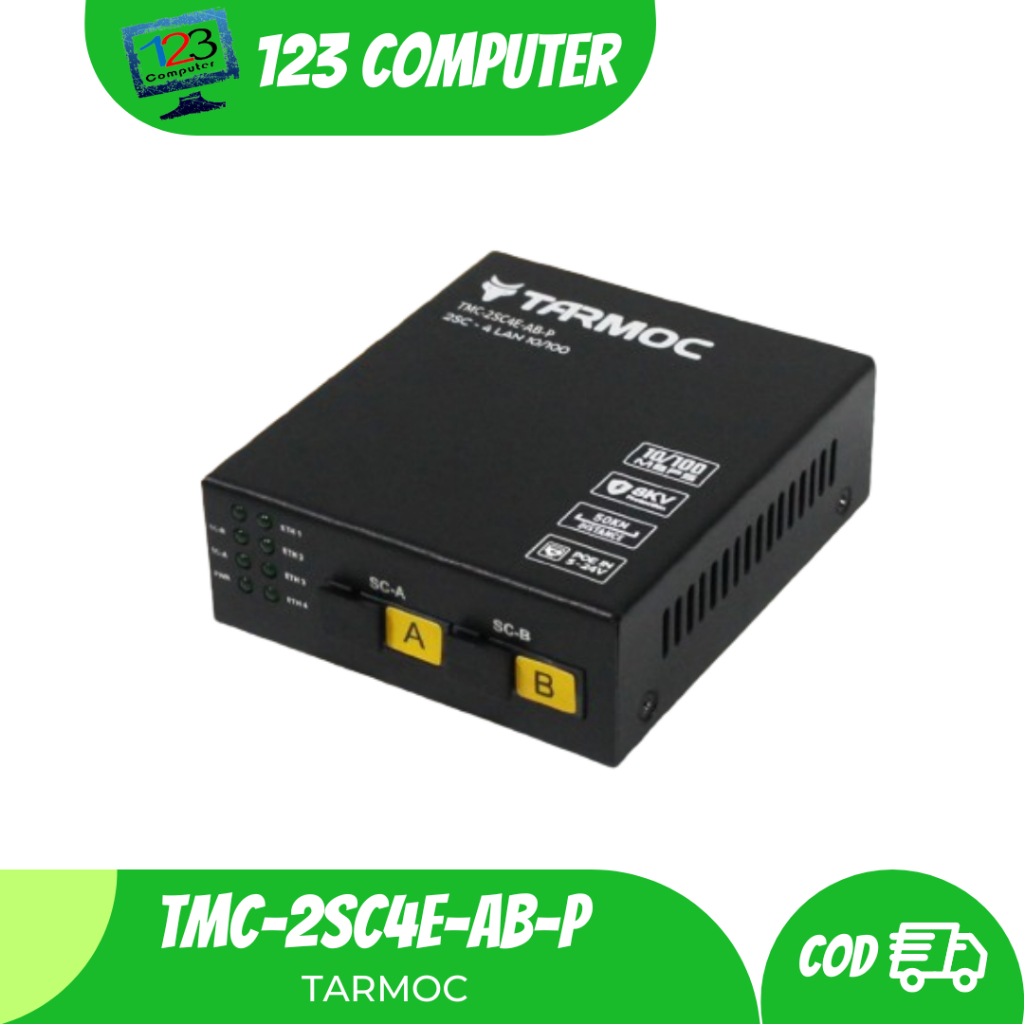 Jual MEDIA CONVERTER FIBER OPTIC Tarmoc TMC-2SC4E-AB-P |Media Converter ...
