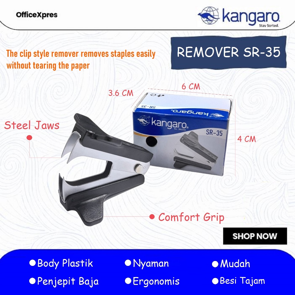 Jual Pencabut Staples / Alat Pelepas Isi Staples / Remover SR 35 ...