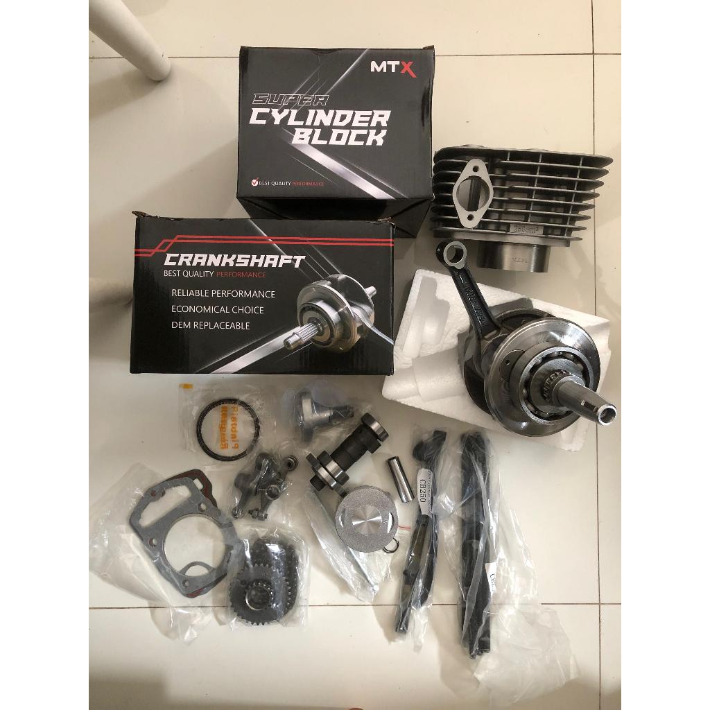Jual Paket Bore UP Tiger 250cc Blok WY250 As Kruk Xiema PNP Honda CB GL Megapro Tiger | Shopee ...