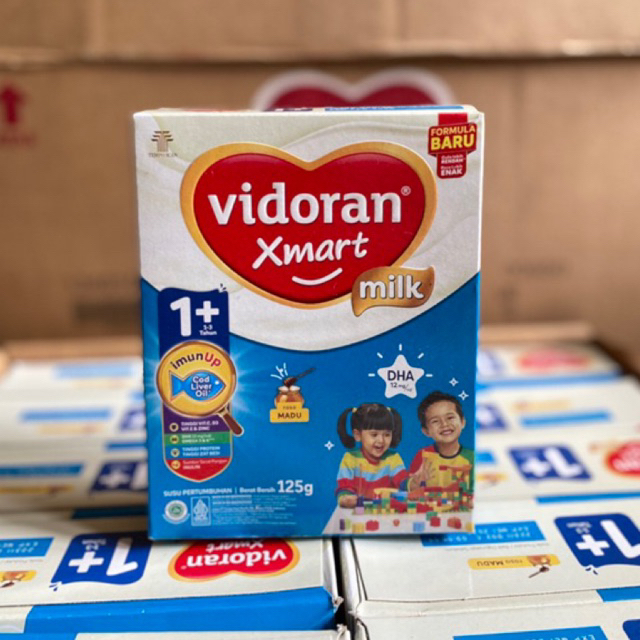 Jual vidoran Xmart 1+ Variant Madu 125gr Susu Formula Pertumbuhan Anak ...