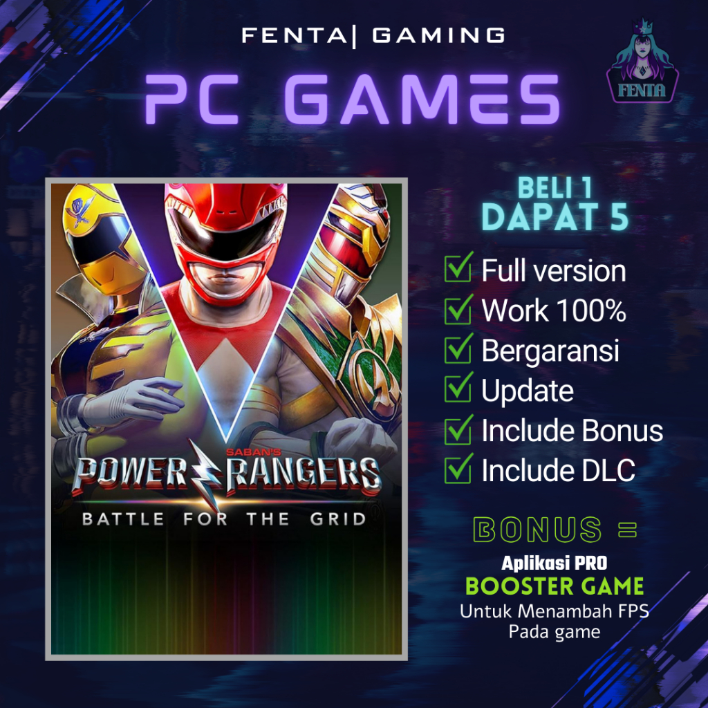 Jual POWER RANGERS BATTLE FOR THE GRID - GAME PC - GAME LAPTOP | Shopee ...