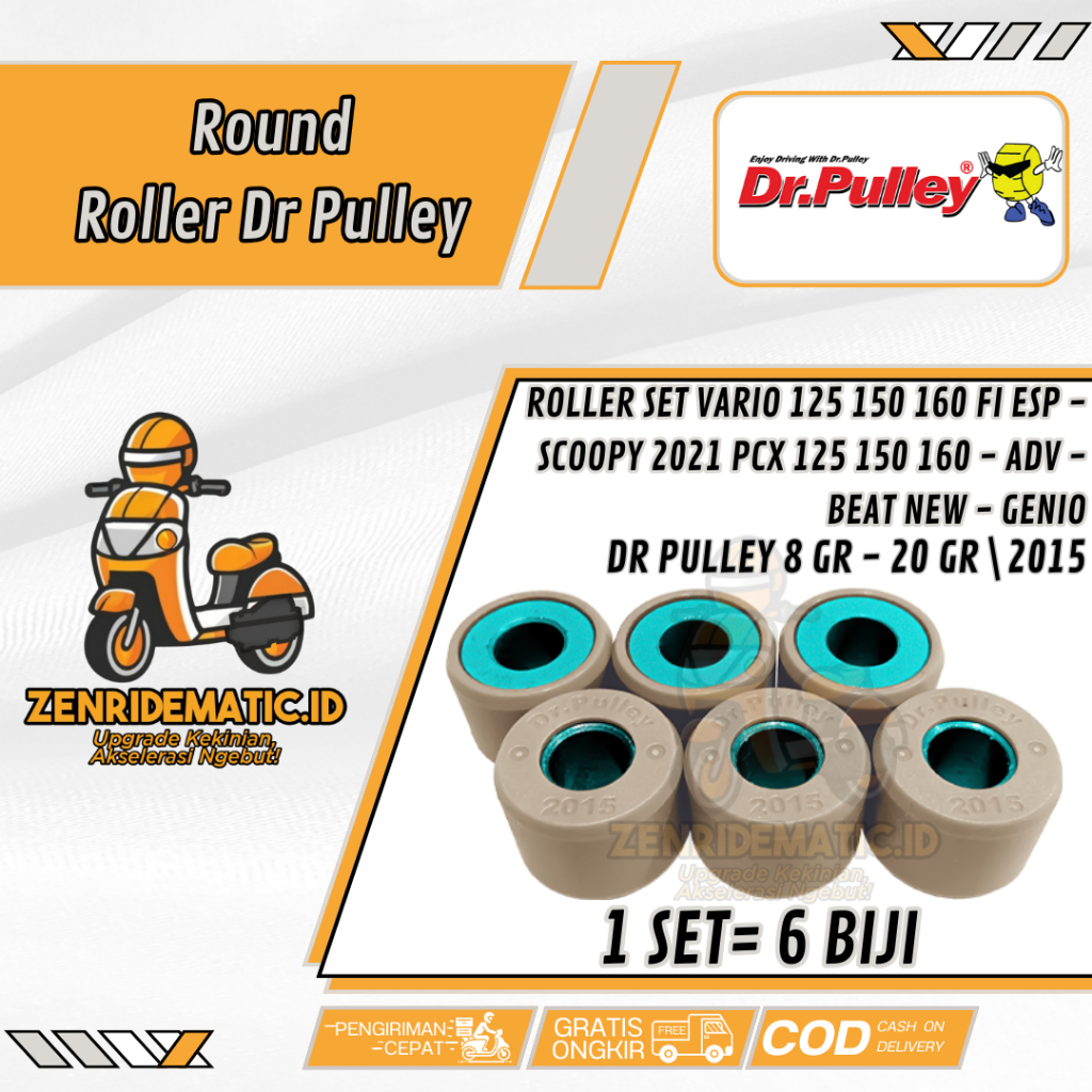 Jual Roller Vario PCX ADV 125 150 160 CBU ESP Fi Genio Beat New Deluxe ...