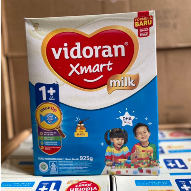Jual vidoran Xmart 1+ Variant Madu 925gr Susu Formula Pertumbuhan Anak 1-3 Tahun (Exp : 05.2025 ...