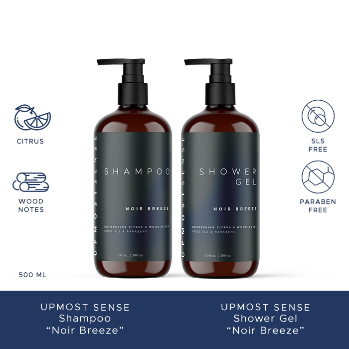 Jual Upmost Sense Shampoo & Shower Gel Set "Noir Breeze'' | Shopee ...