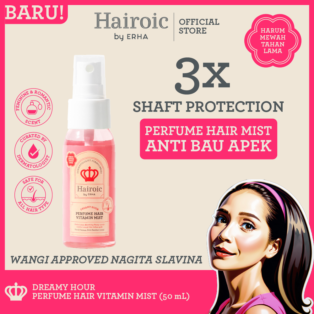 Jual Hairoic Dreamy Hour Perfume Hair Vitamin Mist 50ml - Parfum ...