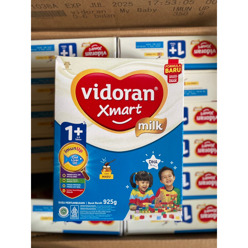 Jual vidoran Xmart 1+ Variant Madu 925gr Susu Formula Pertumbuhan Anak ...