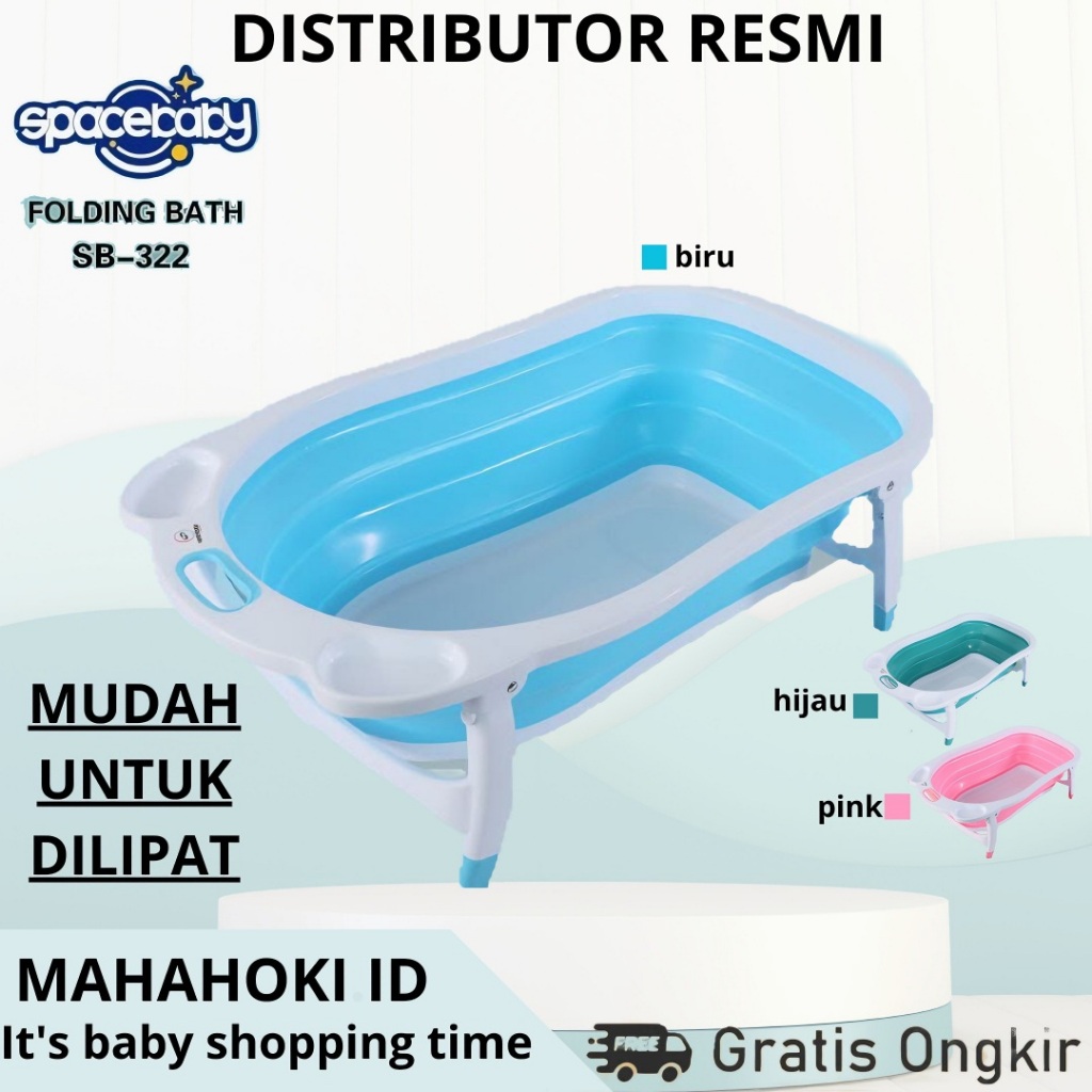 Jual SPACEBABY FOLDING BATH SB 322 BAK MANDI LIPAT UNTUK ANAK PORTABLE ...