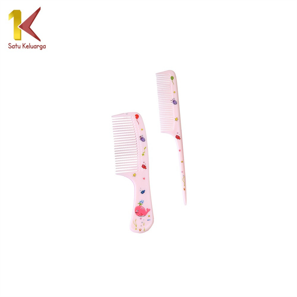 Jual Satu Keluarga Sisir Anak Set Isi 2pcs Karakter Kartun Lucu C1021 ...