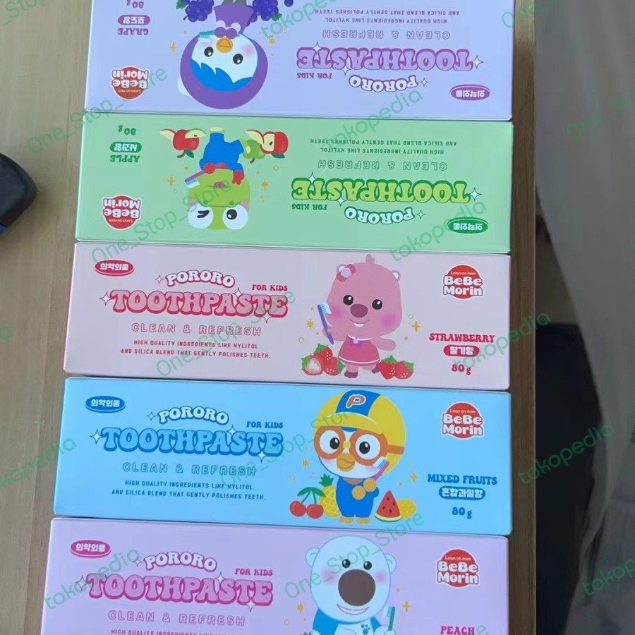 Jual Pororo Toothpaste Kids Pasta Gigi Anak 80g | Shopee Indonesia