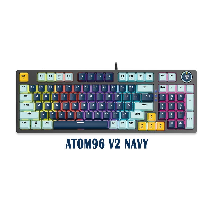 Jual Fantech ATOM V2 Mizu Edition RGB Mechanical Gaming Keyboard | Shopee Indonesia
