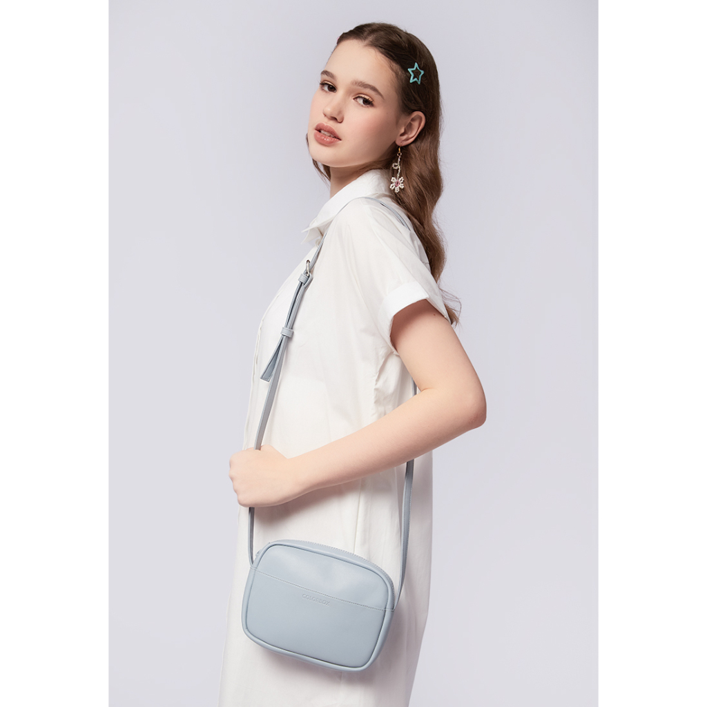 Jual COLORBOX Dusty Blue Sling Bag | Shopee Indonesia