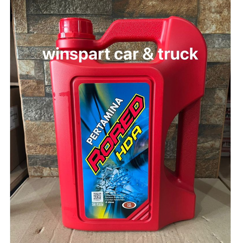 Jual OLI GARDAN TRANSMISI PERTAMINA RORED HDA SAE 90 SAE 140 4 LITER ...