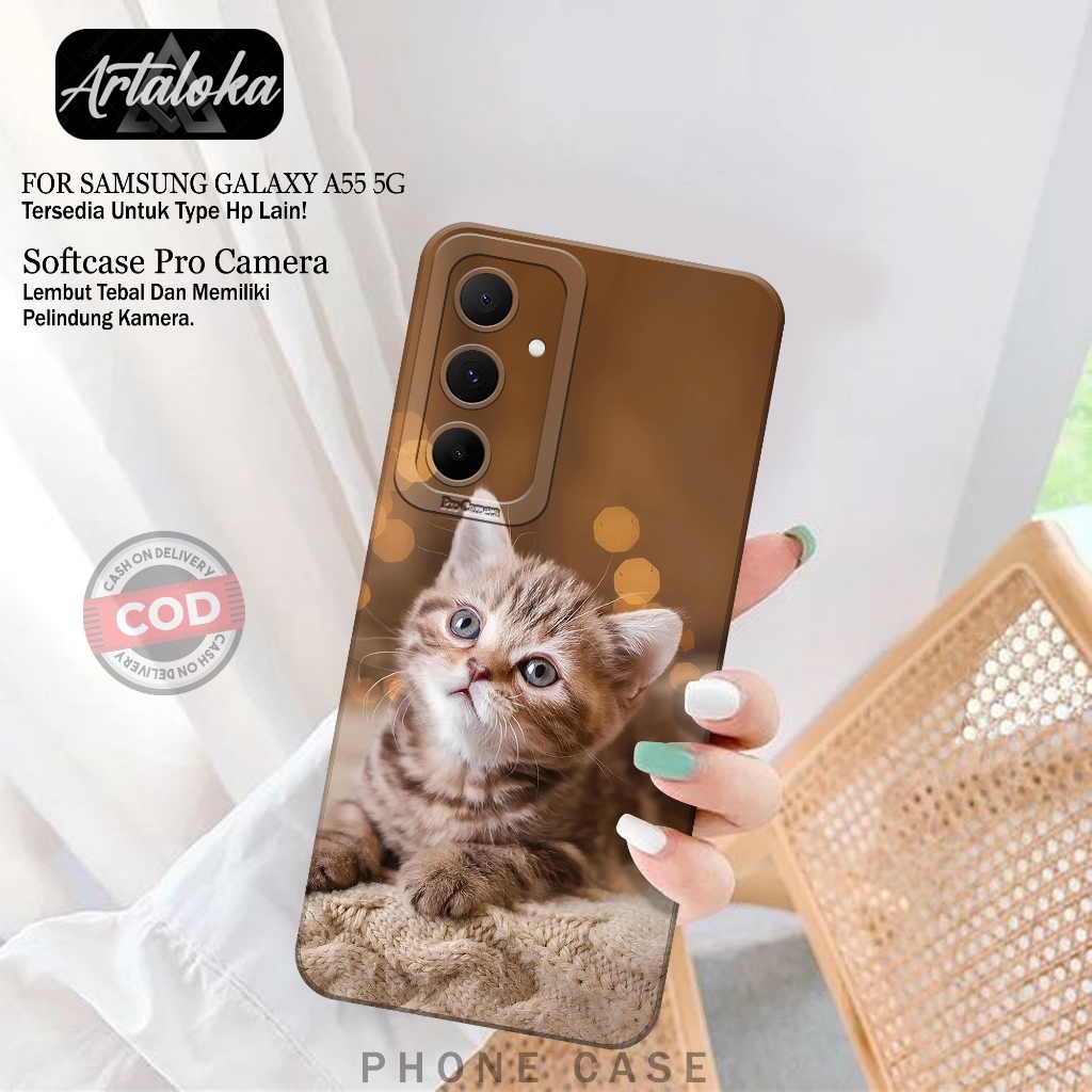 Jual Softcase Hp Samsung Galaxy A55 5G Fashion Case Kucing Case Samsung ...