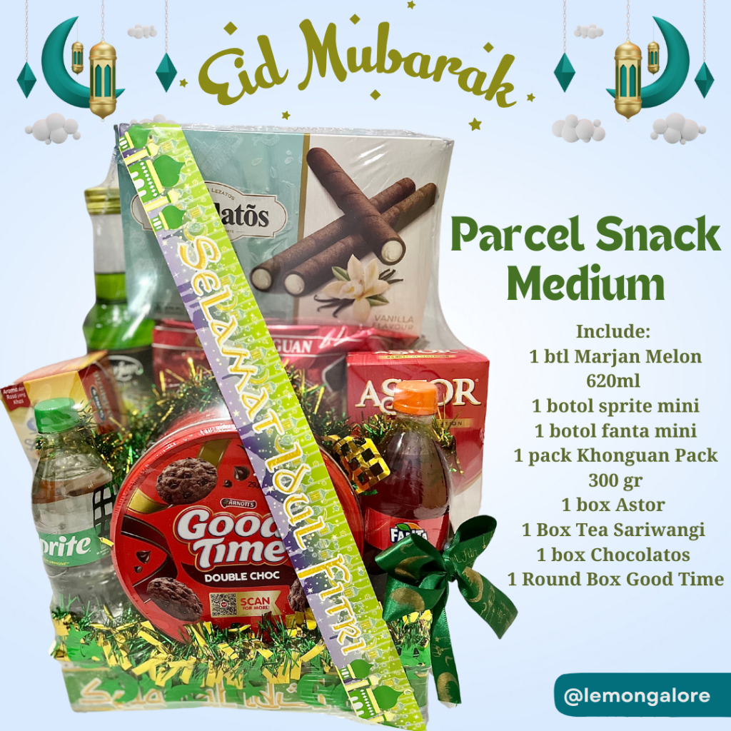 Jual Premium Parcel Snack Lebaran / Hampers Snack Idul Fitri Medium ...