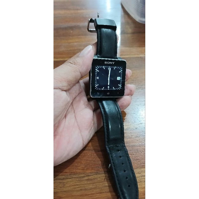 Jual Sony Smartwatch SW 2 Original Jadul Antik Hitam Normal | Shopee ...