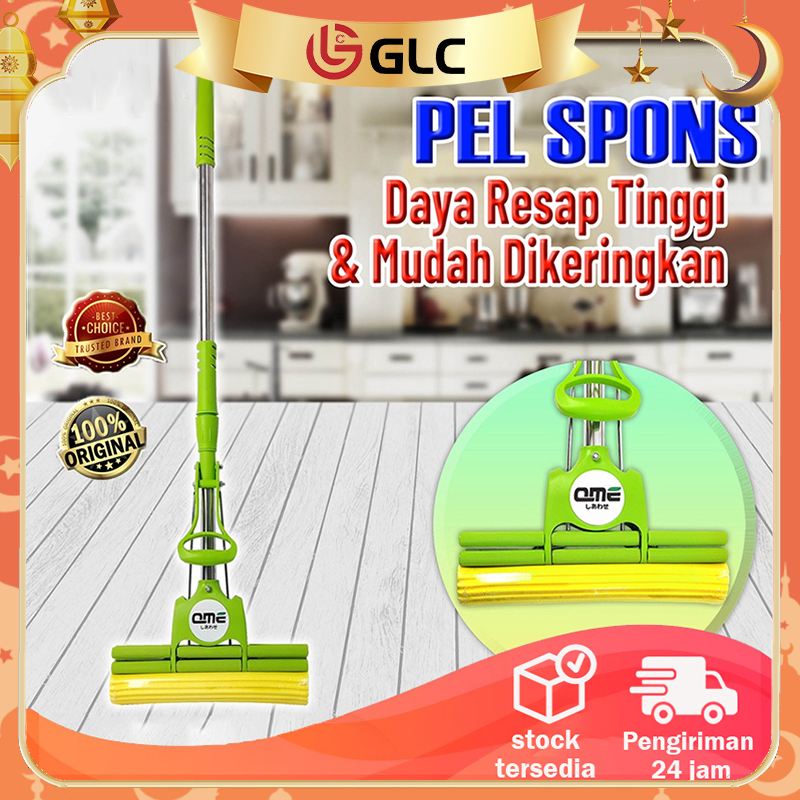 Jual Alat Pel Lantai Spons Tipe Sekrup Floor Mop Pembersih Lantai ...