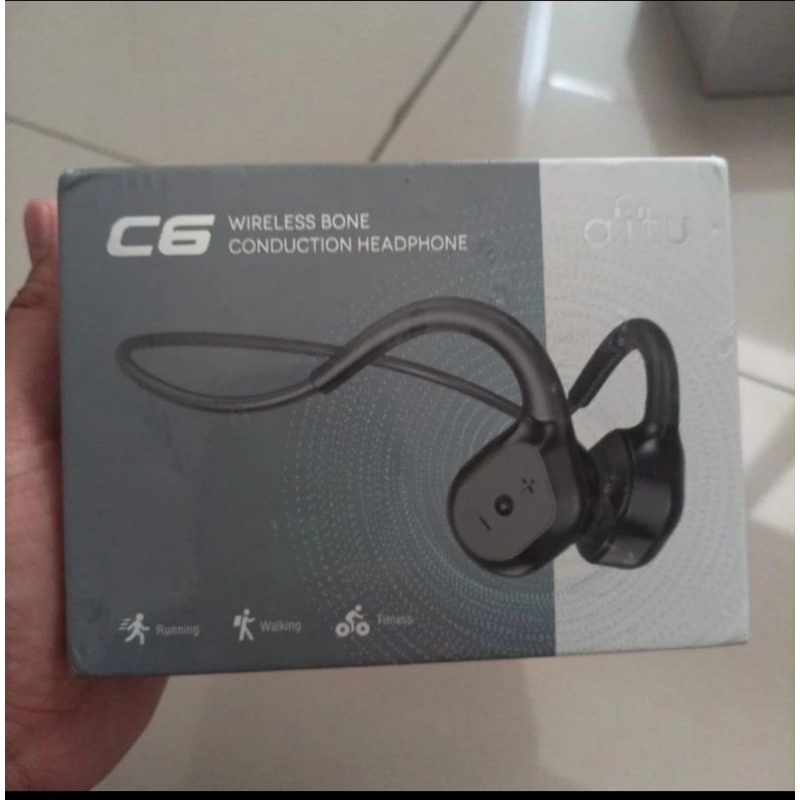 Jual AITU C6 C 6 BONE CONDUCTION WIRELESS EARBUDS | Shopee Indonesia