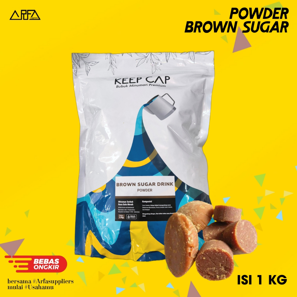 Jual Powder Brown Sugar Keep Cap 1 kg | Shopee Indonesia