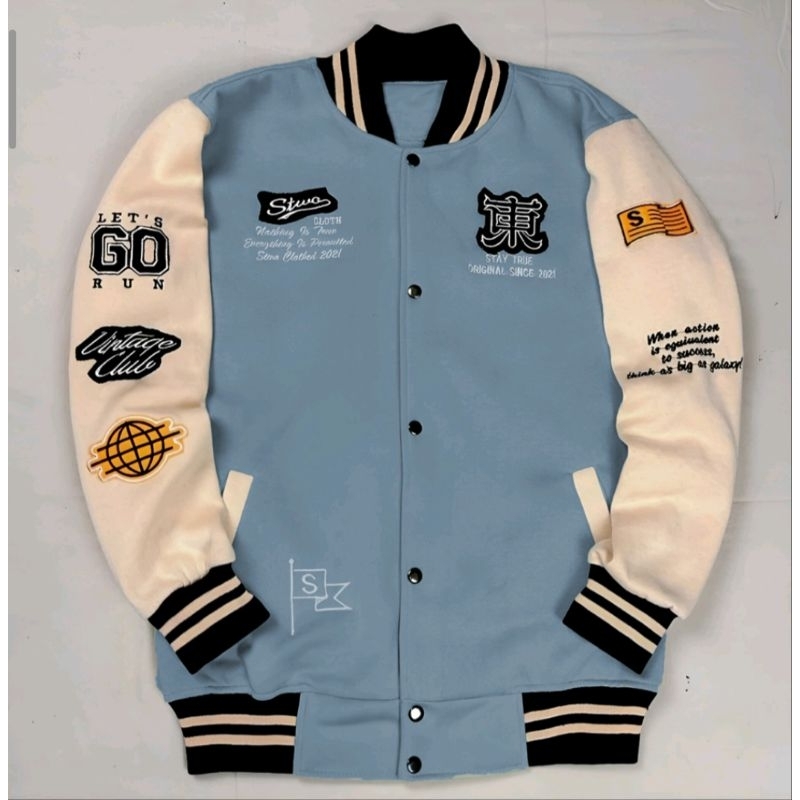Jual Jaket Varsity Baseball Original Premium FULL BORDIR / Jaket ...