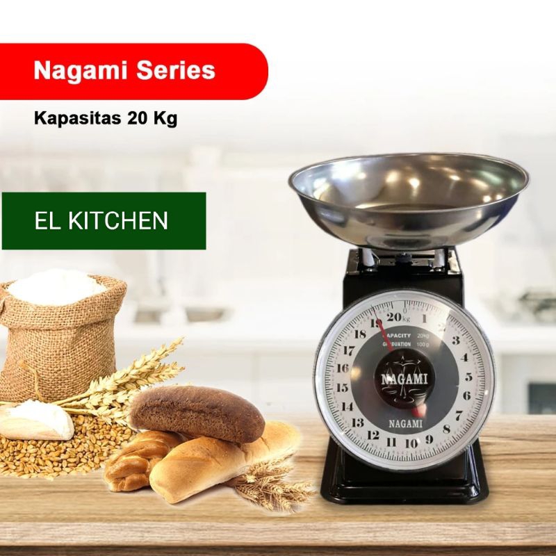 Jual Timbangan duduk jarum NAGAMI series kapasitas 20kg | Shopee Indonesia