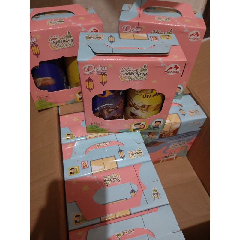 Jual Deka Wafer Roll kaleng Special Hari Raya 1 dus isi 12box | Shopee ...