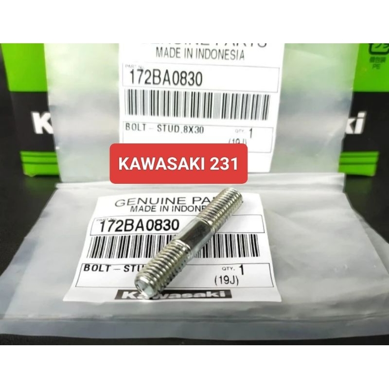 Jual Baut Tanam Blok Mesin Bawah Crankcase Ninja 150 R RR SS Original ...