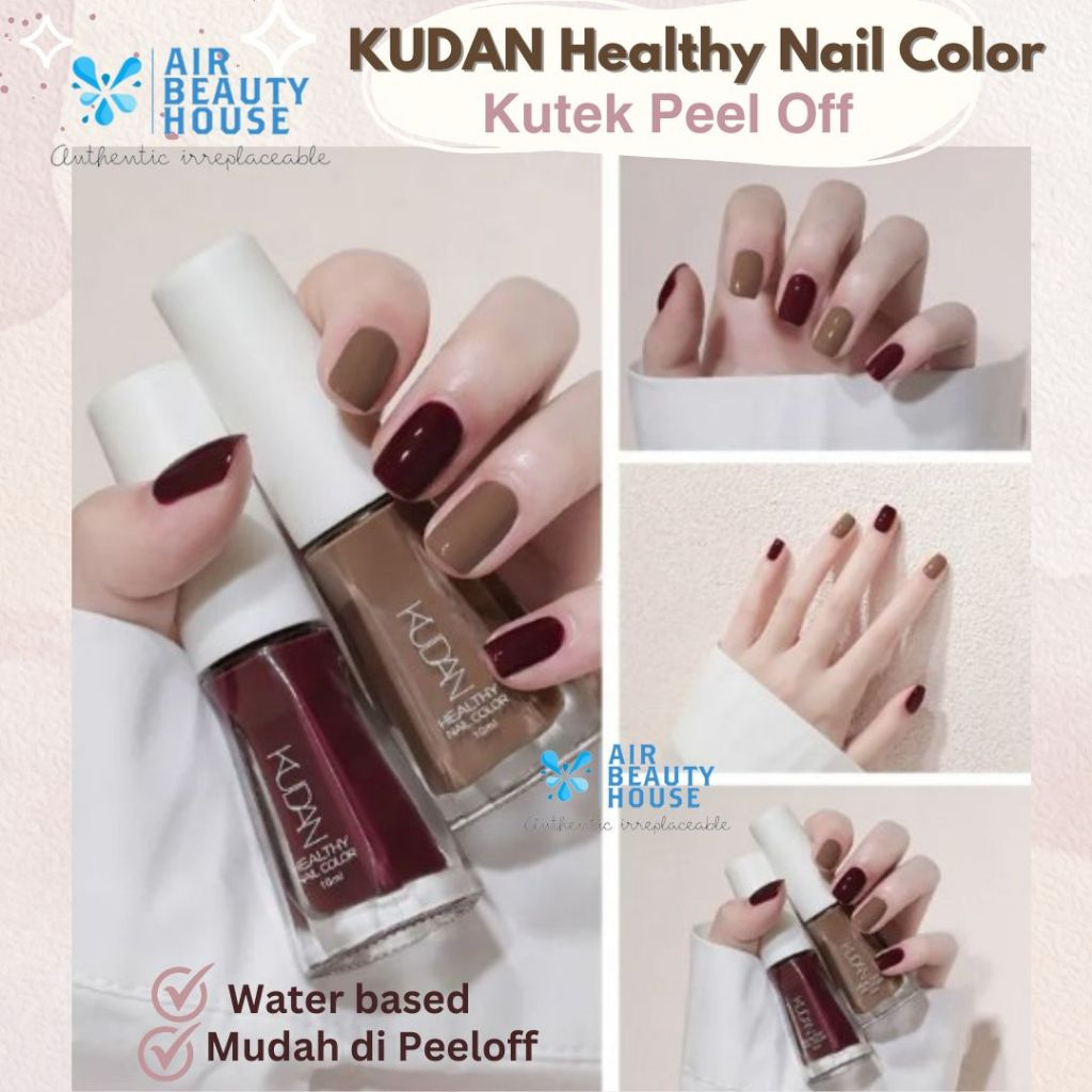 Jual Kutek Peel Off Kudan Nail Polish 10 ml | Kutek muslimah bisa di ...