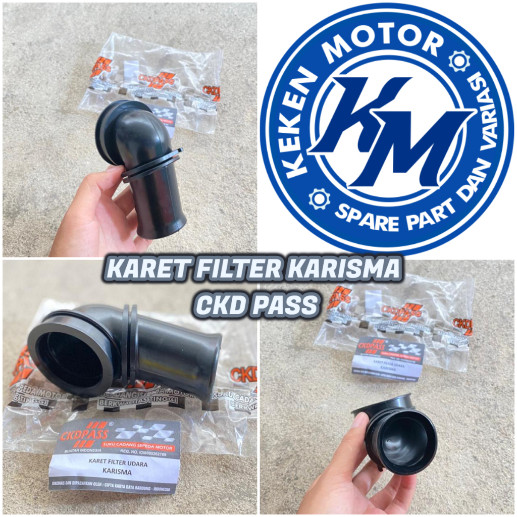 Jual KARET FILTER UDARA KARISMA SUPRA X 125 LAMA MERK CKD PASS || KARET ...