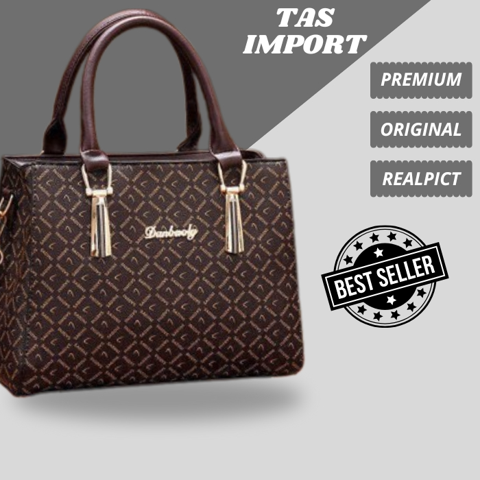 Jual GF3094 Tas kerja kantoran Selempang Wanita Import handbag premium ...