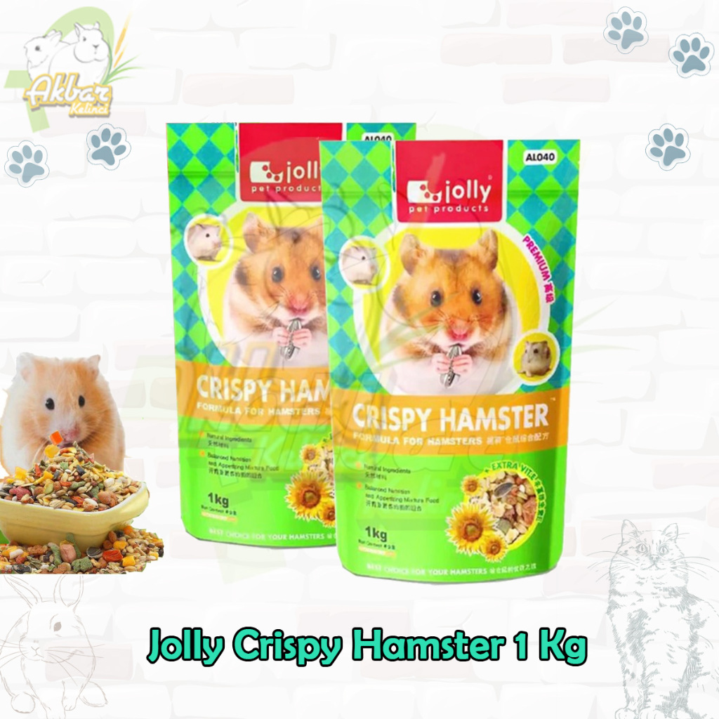Jual Makanan Hamster JOLLY CRISPY HAMSTER 1 KG JOLLY AL04 - JOLLY ...