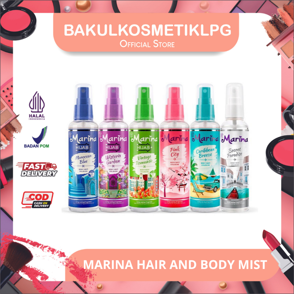 Jual MARINA - Hair & Body Mist 100 ml | Shopee Indonesia