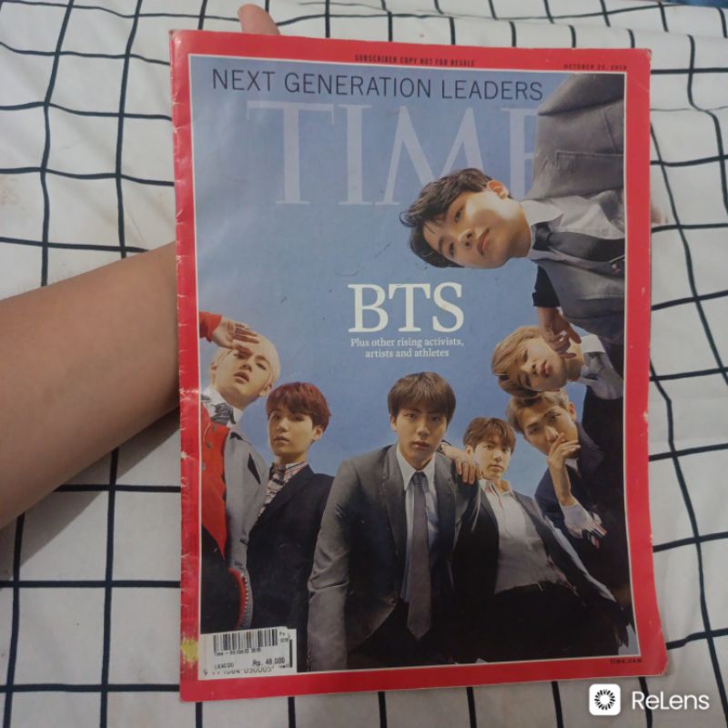 Jual Majalah BTS Time cover bangtan | Shopee Indonesia