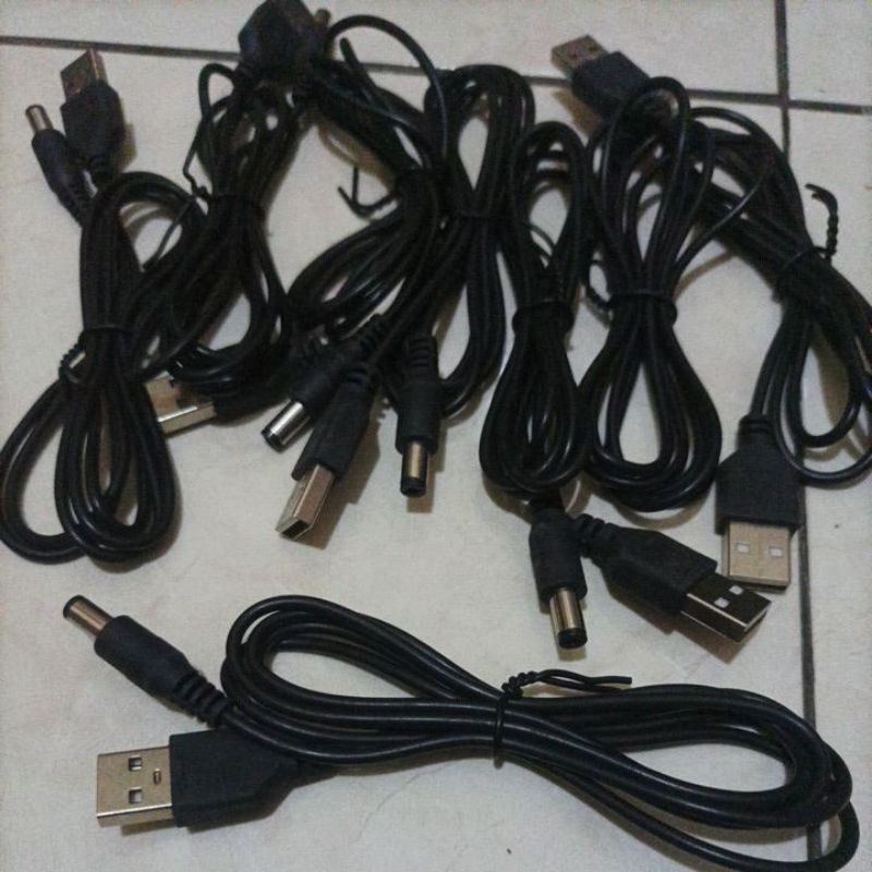 Jual Kabel konektor USB ke jack DC | Shopee Indonesia