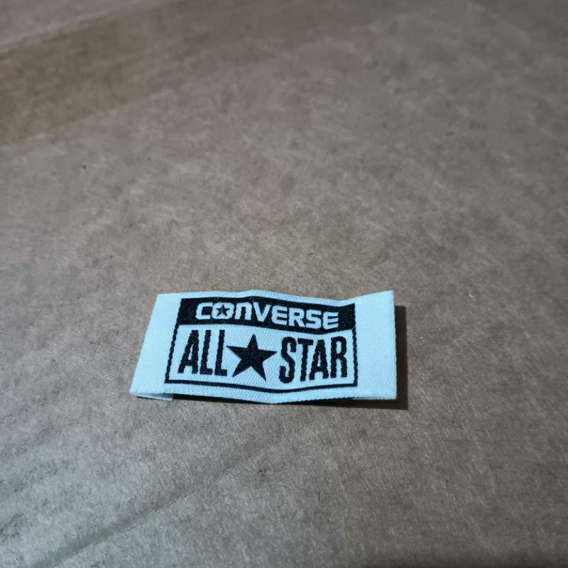 Jual label Tag Converse all star ex Garment (4pcs) cocok untuk topi ...