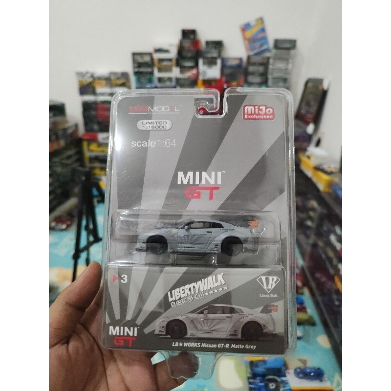 Jual Mini GT 03 LB Works Nissan GTR Matte Grey LHD | Shopee Indonesia
