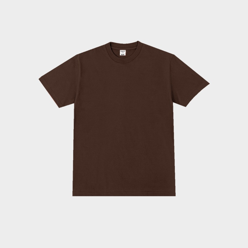 Jual Constant Thread Heavyweight Essential Tee - Mocha ( 235 GSM ...